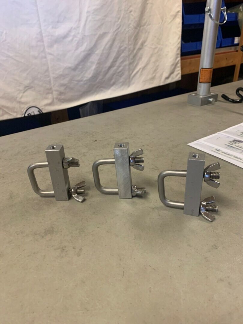 Square rail base for pontoon Clamp On Stainless & Alum. $7.00 each 1/2 ...